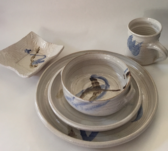 Cotton Time Place Setting | Agnes Stark Pottery